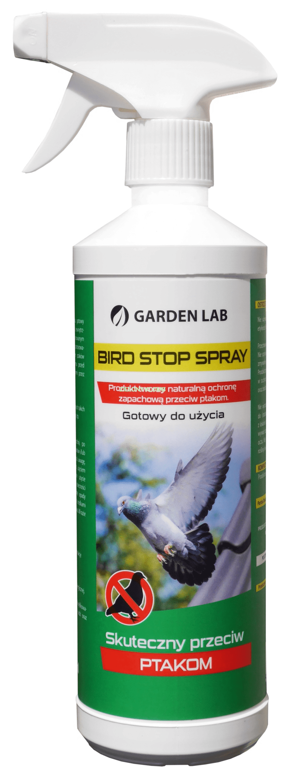 Bird Stop Spray Na Gołębie 500ml Garden LabCentrum Ogrodnicze Zielony Klomb