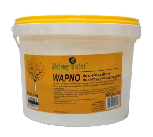 Wapno Do Bielenia drzewek 1KG Zielony Świat